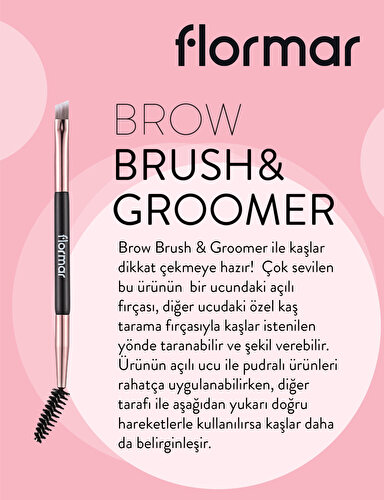 Flormar Brow Brush & Groomer - LUVIT Bangladesh